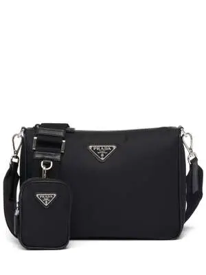 Prada Re-nylon Messenger Bag - Black