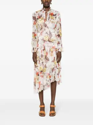 Zimmermann Matchmaker Tiered Midi Dress
