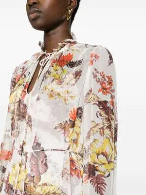 Zimmermann Matchmaker Tiered Midi Dress