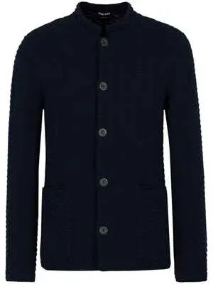 Giorgio Armani Zigzag-embroidered Cardigan
