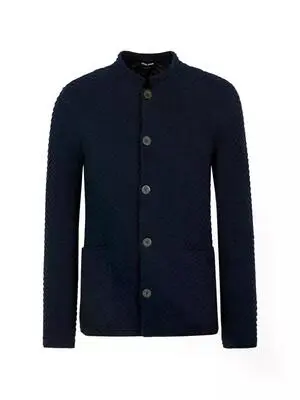 Giorgio Armani Zigzag-embroidered Cardigan