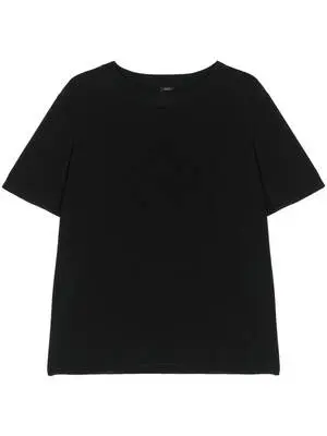 JOSEPH Rubin Crepe-de-soie T-shirt - Black