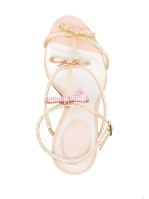 Rene Caovilla Caterina 100mm Leather Sandals