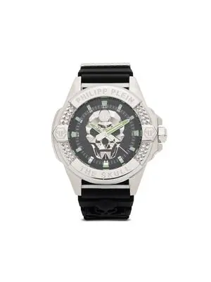 Philipp Plein Silver Tone Jewelry & Watches For Men