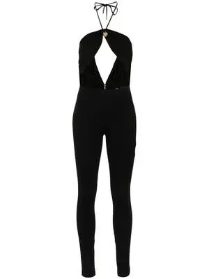 Dsquared2 Heart-detail Halterneck Jumpsuit - Black