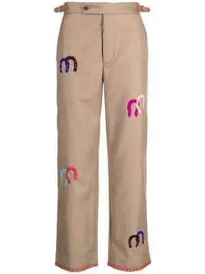 BODE Horseshoe Straight-leg Trousers