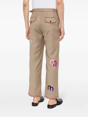 BODE Horseshoe Straight-leg Trousers