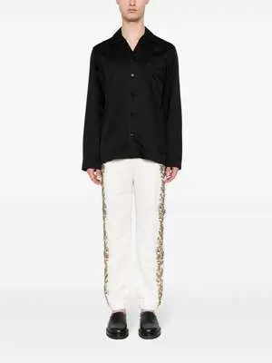 BODE Beaded Straight-leg Trousers