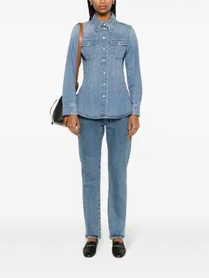 Chloé Corset-style Denim Shirt