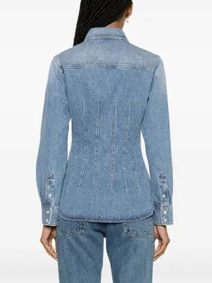 Chloé Corset-style Denim Shirt