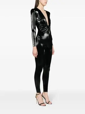 NISSA V-neck High-shine Jumpsuit