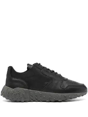 BUTTERO® Vinci Leather Sneakers - Black