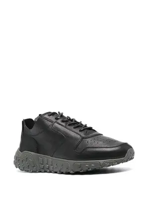 BUTTERO® Vinci Leather Sneakers - Black