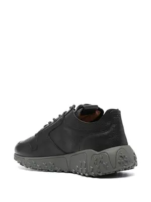 BUTTERO® Vinci Leather Sneakers - Black