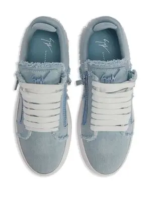 GIUSEPPE ZANOTTI Leather Low-top Sneakers