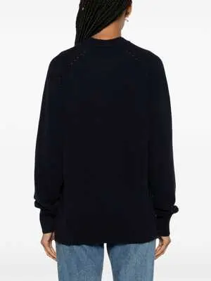 Chloé Marcie Plaque Cashmere Blend Jumper