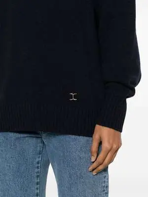 Chloé Marcie Plaque Cashmere Blend Jumper