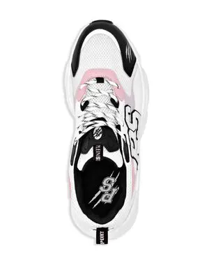 PLEIN SPORT Lo-top Logo-patch Sneakers - White