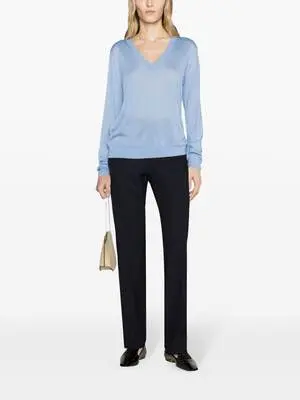 P.a.r.o.s.h Fine-knit Jumper - Blue