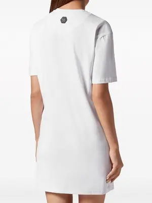 Philipp Plein Logo-embellished T-shirt Dress