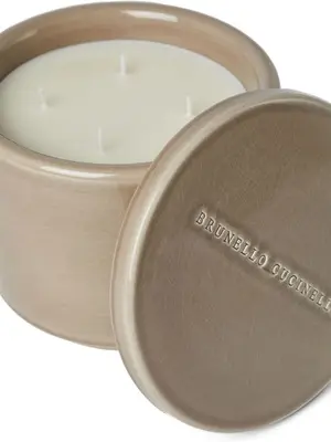 Brunello Cucinelli Logo-engraved Ceramic Candle