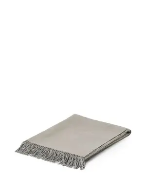 Brunello Cucinelli Frayed-edge Silk Blanket