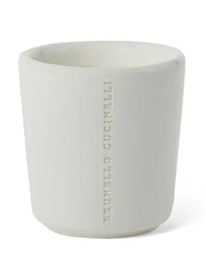 Brunello Cucinelli Logo-embossed Wax Candle