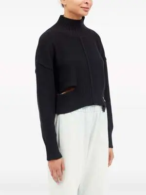 MAISON MARGIELA High-neck Jumper - Black