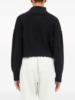 MAISON MARGIELA High-neck Jumper - Black