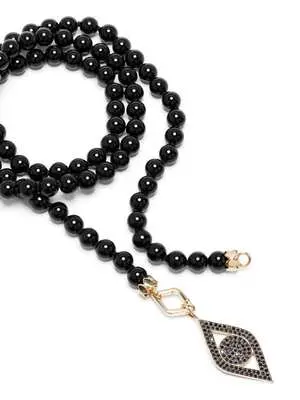SYDNEY EVAN Evil Eye Beaded Necklace