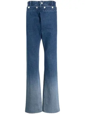 BOTTER Double-waistband Straight-leg Jeans