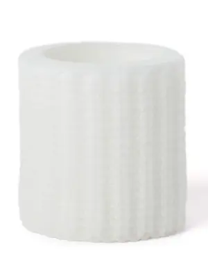 Brunello Cucinelli Small Knit-effect Wax Lantern - White