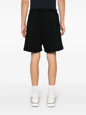 MSGM Logo-print Track Shorts - Black