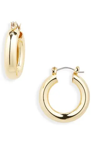 Bp. Bold Hoop Earrings - 14k Gold Dipped