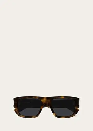 Saint Laurent Sl 659 Rectangle Sunglasses - Black