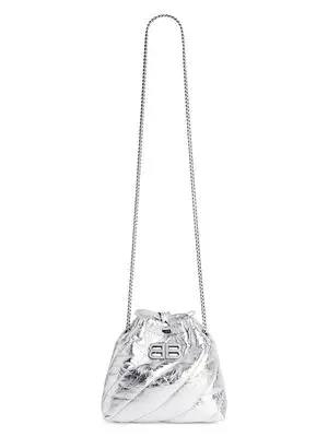 Balenciaga Balenciaga Crush XS Tote Bag - Silver