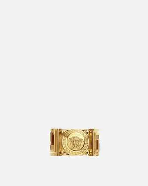Versace Greca Medusa Ring - Light Gold