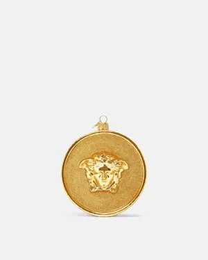 Versace Coin Holiday Ornament - Gold