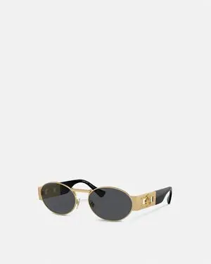 Versace Medusa Sunglasses - Black+gold