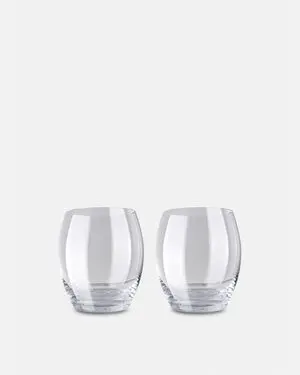 Versace Medusa Lumiére Set 2 Whiskey Glasses - Transparent