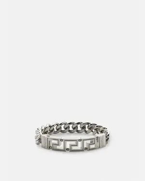 Versace Versace Greca Chain Bracelet Silver