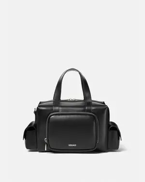 Versace Cargo Camera Bag - Black+silver