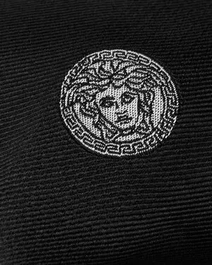 Versace Jacquard Silk Medusa Motif Neck Tie