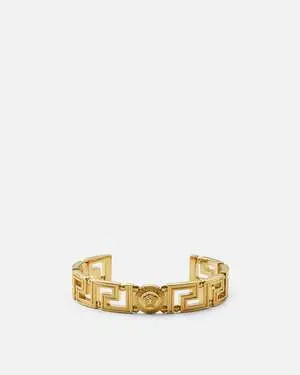 Versace Greca Medusa Cuff Bracelet - Light Gold