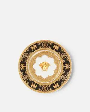 Versace I ♡ Baroque Black Plate 18 Cm - Print