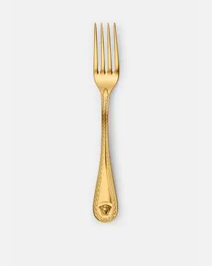 Versace Medusa Dinner Fork - Gold