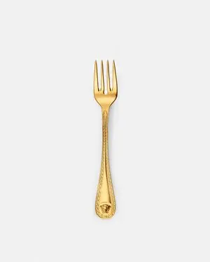Versace Medusa Gilded Fish Fork - Gold