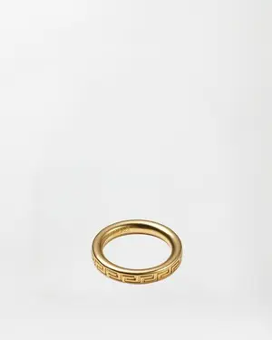 Versace Greca Ring - Light Gold
