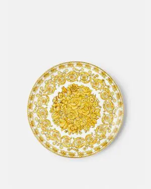 Versace Medusa Rhapsody Plate 21 Cm - Black+gold