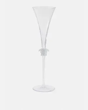 Versace Medusa Lumiere Champagne Flut - Transparent